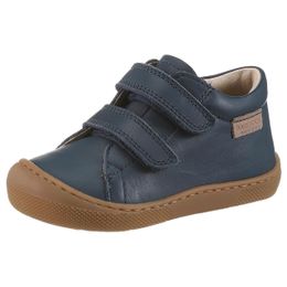 Naturino Kinder Barfu&szlig;schuh "BAREFOOT AMUR VL", Gr. 22, blau, Glattleder, Schuhe, Klettschuh mit Lederinnenausstattung, Gr&ouml;&szlig;enschablone zum Download