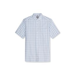 OLYMP Herren Businesshemd "OLYMP Luxor, Comfort Fit, New Kent", blau, Gr. 45, 100% Baumwolle, Hemden
