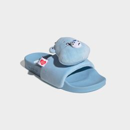 Damen Hausschuh "CARE BEARS X ADIDAS ADILETTEN", adidas originals, Gr. 37, blau, Textil, Schuhe, Care Bears Gl&uuml;cksb&auml;rchis Pantolette