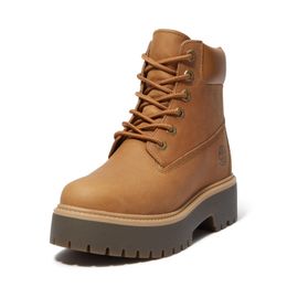 Timberland Damen Schn&uuml;rboots "STONE STREET6 INCH LACE UP WATERPROOF BOOT", Gr. 40, braun, Leder, Schuhe, Winterstiefel, Schn&uuml;rstiefel, Winterschuhe,