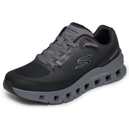 Skechers Herren Slip-On Sneaker "GLIDE-STEP PRO-WAVERRA", Gr. 45, schwarz-wei&szlig;, Textil, Schuhe, Schlupfschuh, Halbschuh, Freizeitschuh, vegan
