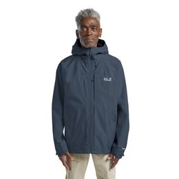Jack Wolfskin Herren Funktionsjacke "TEMPEST 2L JKT M", blau, Gr. S, Obermaterial: 100% Polyester. Futter: 100% Polyester, Jacken, Wetterschutzjacke,
