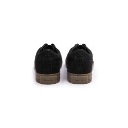 Lloyd Herren Sneaker "COURT", Gr. 45schwarz, Leder, unifarben, Schuhe, mit sportivem Design