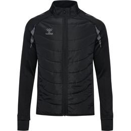 Hummel Sportjacke Herren Gr&ouml;&szlig;e M grau / schwarz