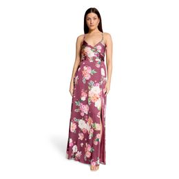 Vera Mont Damen Abendkleid "Damen mit V-Ausschnitt", bunt, Gr. 40, Satin, Obermaterial: 100% Polyester. Futter: 100% Polyester, Kleider