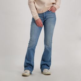 Cars Jeans M&auml;dchen Weite Jeans "Jeans Veronique", blau, Gr. 11, Abriebeffekte, Denim/Jeans, Obermaterial: 98% Baumwolle, 2% Elasthan, Jeans, im