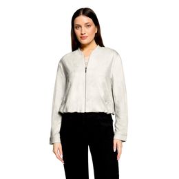 Betty Barclay Damen Blusentop "Damen mit 3/4 Arm", wei&szlig;, Gr. 40, Satin, Obermaterial: 92% Polyester, 8% Elasthan, Blusen