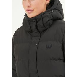 WHISTLER Damen Steppmantel "JOANA", schwarz, Gr. 34, kariert, unifarben, 100% Polyester, M&auml;ntel, im angesagten gro&szlig;formatigem Style