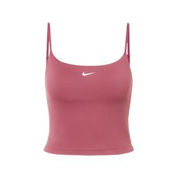 NIKE Sports Top 'ONE' female size M Magenta / White