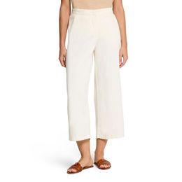 Betty Barclay Damen Leinenhose "Damen unifarben", wei&szlig;, Gr. 44, Leinenmischung, Obermaterial: 55% Leinen, 45% Viskose, Hosen, Material