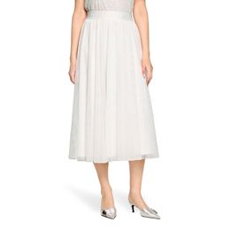 Vera Mont Damen Maxirock "Damen im Layer Look"rohwei&szlig;, Gr. 42, T&uuml;ll, Obermaterial: 100% Polyester. Futter: 100% Polyester, R&ouml;cke