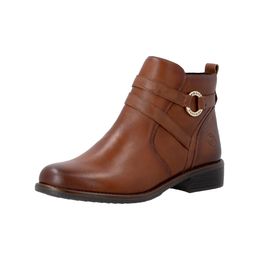 Remonte Damen Stiefelette "Remonte Stiefelette Leder", Gr. 39, braun, Leder, Schuhe