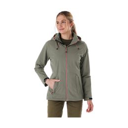 Killtec Damen Outdoorjacke "Damen Regenjacke OOKS 1", gr&uuml;n, Gr. 46, Obermaterial: 100% Polyester.Futter: 100% Polyester, Jacken, Leichte, wasser- und