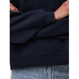 Pieces Damen Sweatshirt "PCCHILLI LS LOOSE FIT SWEAT TOP NOOS BC"sky captain, Gr. L, unifarben, Sweatware, Obermaterial: 50% Baumwolle, 50%