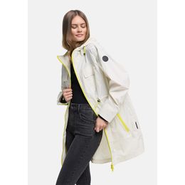 Marikoo Damen Outdoorjacke "Tr&uuml;ffelbonbon"sanftes wei&szlig;, Gr. S, Obermaterial: 100% Polyester. Kapuze: 62% Polyester, 33% Baumwolle, 5% Elasthan.