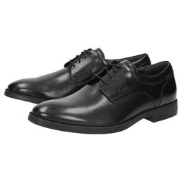 Sioux Herren Schn&uuml;rschuh "Foriolo-707-H", Gr. 44,5, schwarz, Obermaterial: 100% Kalbsleder CAL. 100% Gummi rubber., Schuhe