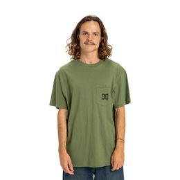 DC Shoes Herren T-Shirt "DC Star Pocket", gr&uuml;n, Gr. L, Obermaterial: 75% Baumwolle, 25% Baumwolle., Shirts