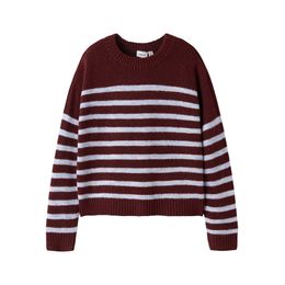 name it Pullover M&auml;dchen Gr&ouml;&szlig;e 146/152 hellblau / dunkelrot / wei&szlig;