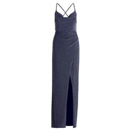 Vera Mont Damen Abendkleid "Damen figurbetont", blau, Gr. 38, Jersey, Obermaterial: 87% Polyamid, 9% Polyester, 4% Elasthan. Futter: 100% Polyester,