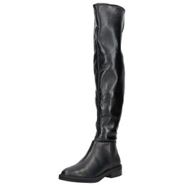 Steve Madden Damen Overkneestiefel "Steve Madden Stiefel Lederimitat", Gr. 38, schwarz, Lederimitat, Schuhe