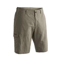 Maier Sports Herren Funktionsshorts "Main", beige, Gr. 50, 100% Polyamid, Hosen, Herren Shorts, kurze Outdoor-Hose, Bermuda mit 4 Taschen, Regular Fit