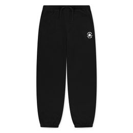 Converse M&auml;dchen Jogginghose "CNVG DCTP RELAXED JOGGER", schwarz, Gr. 158, angeraute Sweatware, Obermaterial: 60% Baumwolle, 40% Polyester, Hosen,