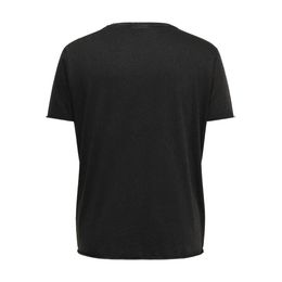 Only CARMAKOMA Damen T-Shirt "CARLUCY LIFE REG S/S TOP JRS NOOS"schwarz print:wild heart eagle, Gr. S, bedruckt, Jersey, Obermaterial: 100%