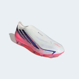 Damen Fu&szlig;ballschuh "F50 HYPERFAST PRO, FESTE B&Ouml;DEN, SCHN&Uuml;RLOS", adidas Performance, Gr. 42, pink, Synthetik, Textil, Schuhe, Au&szlig;ensohle f&uuml;r Rasen und