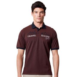 Casamoda Herren Poloshirt "Casamoda Polo-Shirt uni", braun, Gr. XL, 95% Baumwolle, 5% Elasthan, Shirts