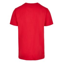 MisterTee Herren T-Shirt "MisterTee Keep It 100% Tee"cityrot, Gr. M, bedruckt, 100% Baumwolle, Shirts