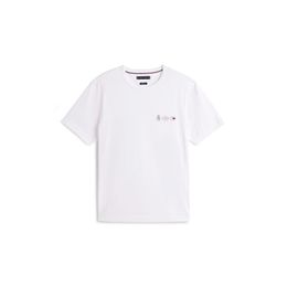 Tommy Hilfiger T-Shirt Herren Gr&ouml;&szlig;e L schwarz / wei&szlig;