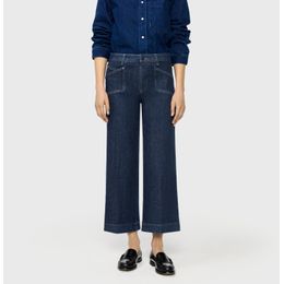 MAC Damen Weite Jeansfashion rinsed, Gr. 32, Denim/Jeans, Obermaterial: 92% Baumwolle, 5% Elastomultiester, 3% Elasthan, Jeans, Figurformender