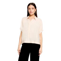 BETTY & CO BETTY & CO Damen Shirtbluse "Damen mit Kragen", beige, Gr. 44, Obermaterial: 81% Viskose, 19% Polyamid, Blusen