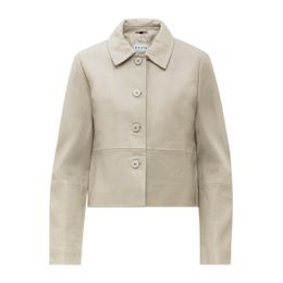 RICANO Damen Bolerojacke "Lederjacke Cecila", beige, Gr. L, Obermaterial: 100% Lammnappaleder LANA. Futter: 100% Polyester PES., Jacken,