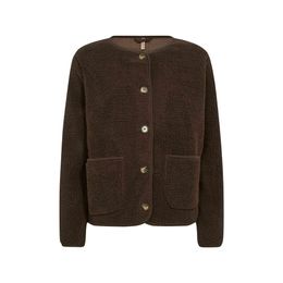 soyaconcept Fleecejacke 'ONYX 2' Damen Gr&ouml;&szlig;e XS schoko