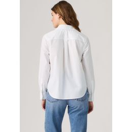 Levi's LEVI'S Damen Hemdbluse "CARLILE CLASSIC POPLIN SHIRT", wei&szlig;, Gr. XL, Web, Obermaterial: 100% Baumwolle, Blusen, Klassischer Hemdblusenkragen