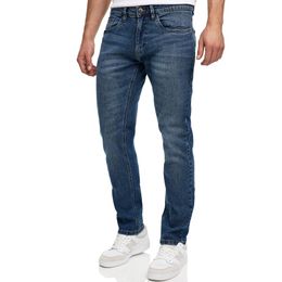 INDICODE Herren Regular-fit-Jeans "INTony"medium indigo, Gr. 31, clean, Denim/Jeans, Obermaterial: 98% Baumwolle, 2% Elasthan, Jeans,
