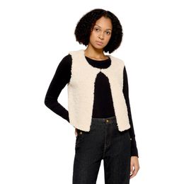 Cartoon Damen Strickjacke "Damen mit Rundhalsausschnitt"cream, Gr. 34, Obermaterial: 100% Polyester, Strickjacken