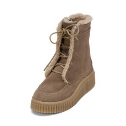 Marc O'Polo MARC O'POLO Damen Stiefelette "mit Innenzipper", Gr. 36, braun, Obermaterial: 100% Leder (Rind), unifarben, Schuhe