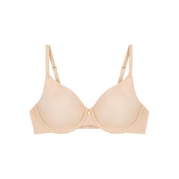 Triumph Damen B&uuml;gel-BH "Body Make-Up Essentials W", Gr. 90beige, Microtouch, Obermaterial: 79% Polyamid, 21% Elasthan, Basic, BHs, Spacer-Cups,