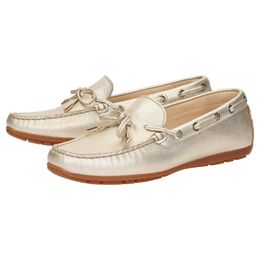 Sioux Damen Slipper "Carmona-701", Gr. 39, gelb, Obermaterial: 100% Ziegenleder goatskin. 100% Gummi rubber., Schuhe