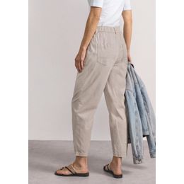 Street One Damen Stoffhose "Style Karlie"clay sand (l&auml;nge 28), Gr. 38, unifarben, Web, Obermaterial: 98% Baumwolle, 2% Elasthan, Hosen, Sommerhose in