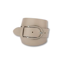 Bernd G&ouml;tz BERND G&Ouml;TZ Damen Lederg&uuml;rtel "Lederg&uuml;rtel mit Lederapplikation in G&uuml;rtelfarbe", beige, Gr. 85, Rindsleder, G&uuml;rtel