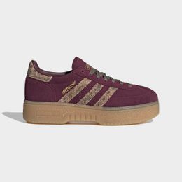 Damen Sneaker "HANDBALL SPEZIAL BOLD W", adidas originals, Gr. 41maroon, magic beige, olive strata, Leder, Schuhe