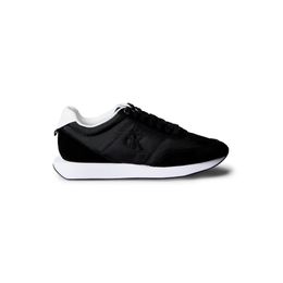 Calvin Klein Sneakers 'Essential Retro Mixed Texture' female size 40 Black / White