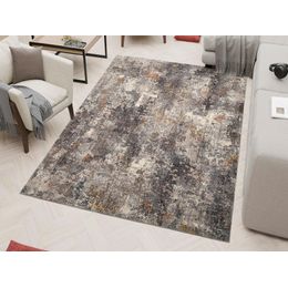 Teppich, B:155cm H:9mm L:230cmgrau, beige, dunkelgrau, OCI DIE TEPPICHMARKE, Obermaterial: 100% Polyester, Wohnzimmer, Teppiche, "MINANO RICHEY",