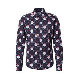 Only & Sons Only & Sons Hemd 'ONSALF XMAS' Herren Gr&ouml;&szlig;e L navy / gr&uuml;n / knallrot / wei&szlig;