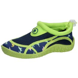 Lico Jungen Badeschuh "Badesandale Leyte", Gr. 32, blau, Textil, Schuhe