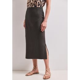 Street One Damen Jerseyrock, grau, Gr. 42, unifarben, Stoff, 95% Viskose, 5% Elasthan, R&ouml;cke, mit Elastikbund