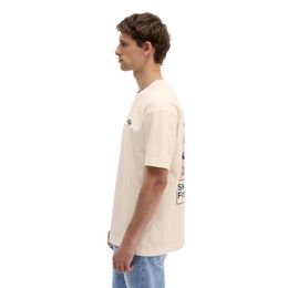 Marc O'Polo MARC O'POLO Herren T-Shirt "mit maritimem R&uuml;ckenprint"silky wei&szlig;, Basic, Gr. L, unifarben, Obermaterial: 100% Baumwolle, Shirts
